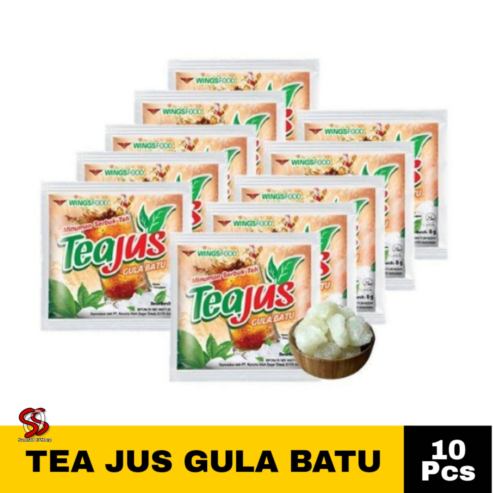 Tea jus gula batu minuman serbuk teh isi 10 sachet | Lazada Indonesia