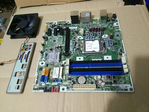 Motherboard Mainboard Mobo PC Built up Merk HP Socket 1155 Sandy ...