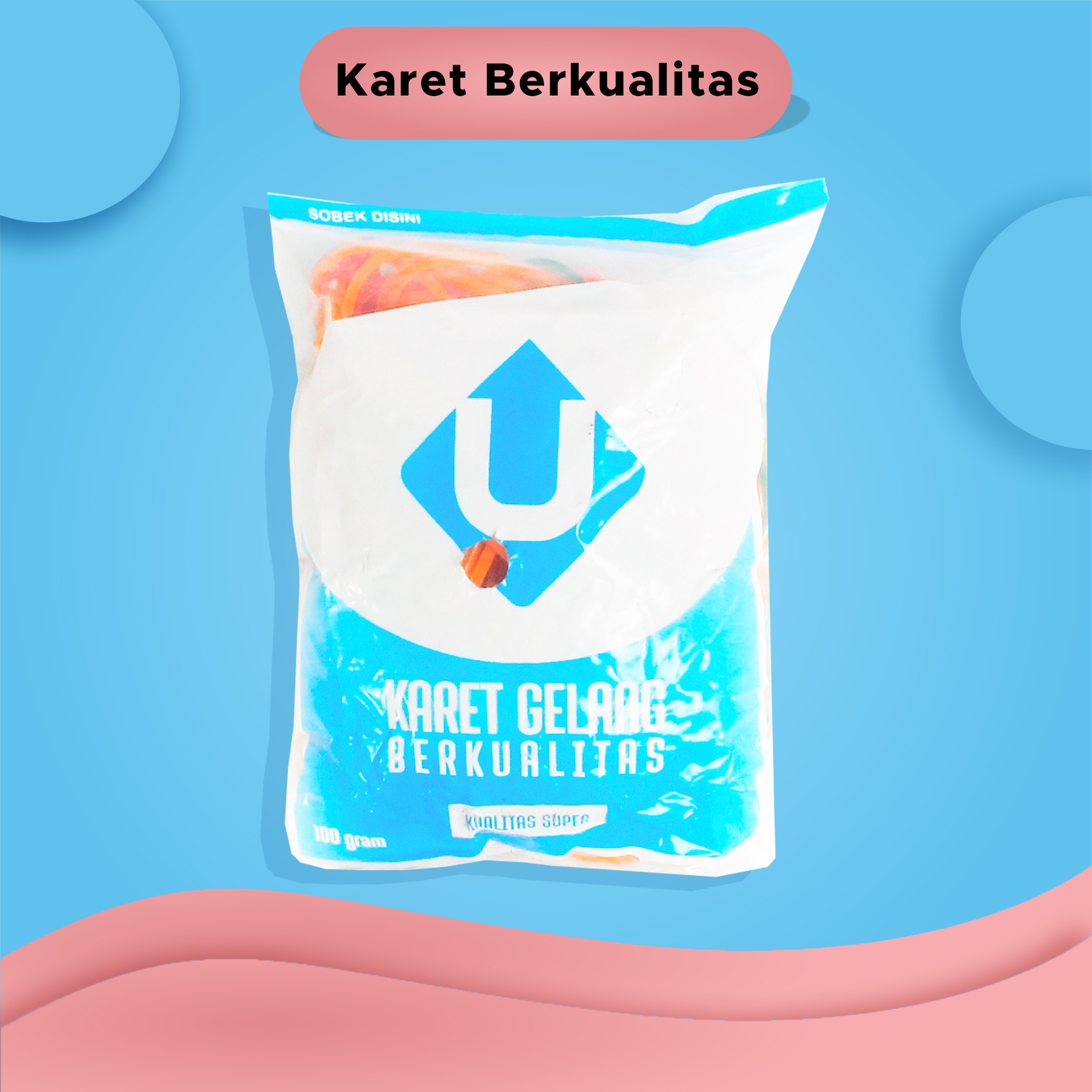 Karet Gelang Pentil Kemasan 100gram | Lazada Indonesia