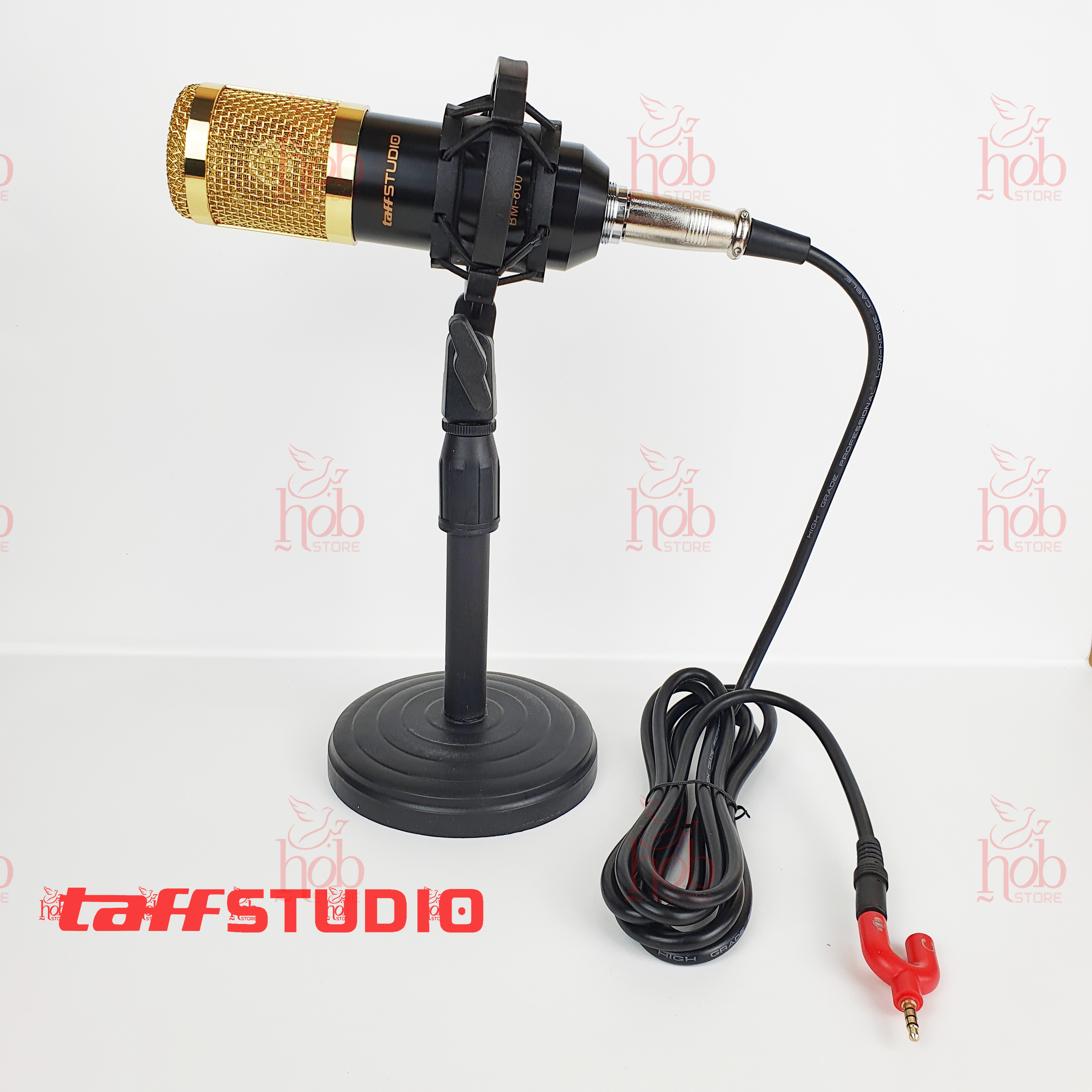 TaffSTUDIO BM800 Mikrofon Condenser BM 800 Microphone with Stand Mic ... TaffSTUDIO BM800 Mikrofon Condenser BM 800 Microphone with Stand Mic ...