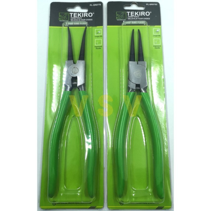 Tekiro tang snap ring 9" set 2pc lurus / tang snapring 9" set 2pc ES,I ...