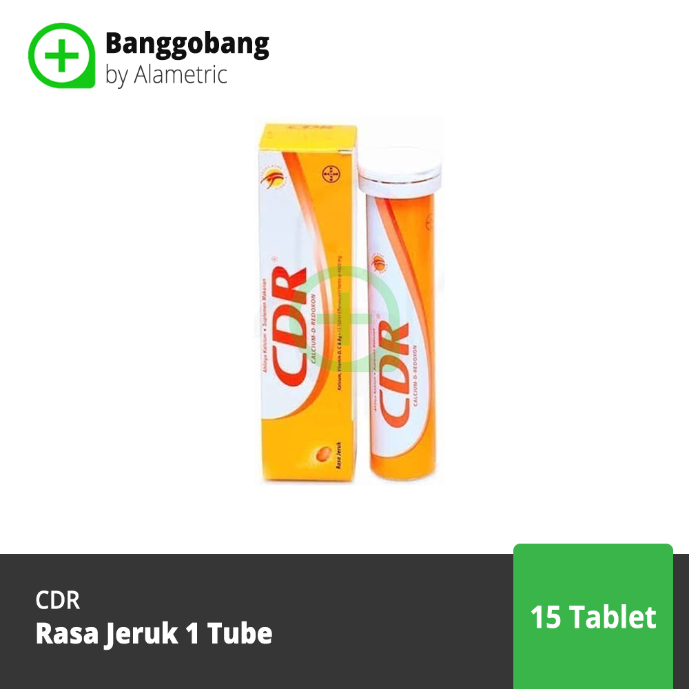 CDR Rasa Jeruk 1 Tube Isi 15 Tablet - Banggobang | Lazada Indonesia