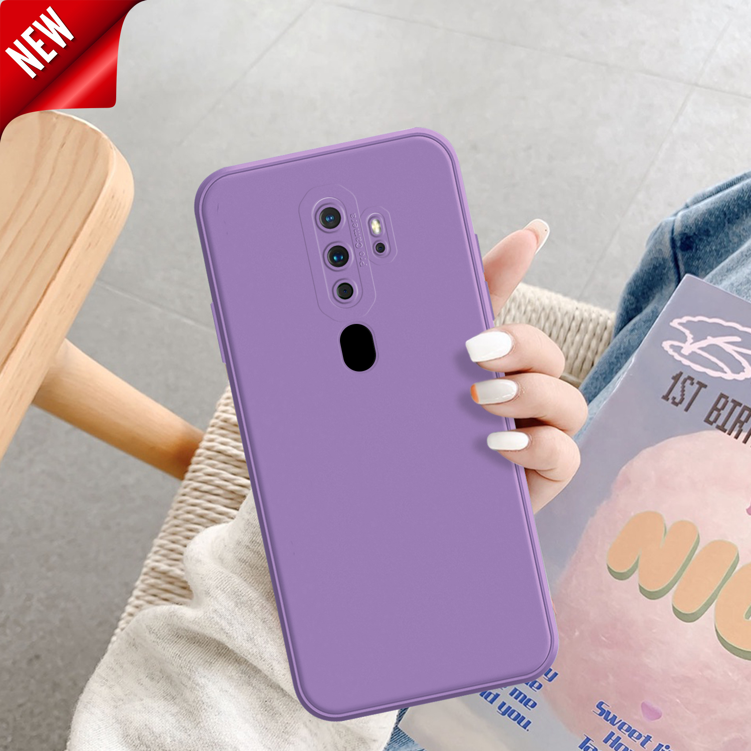 XCN Case Pro Camera Oppo A5 2020 / A9 2020 Case Polos Pelindung ...