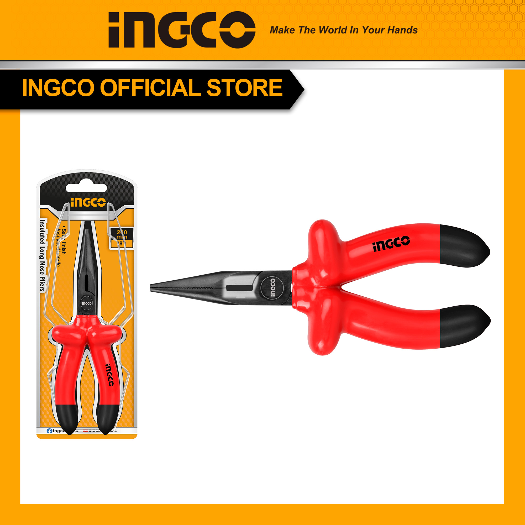 TANG RUNCING ELEKTRIK 8" INGCO HILNP01200 | Lazada Indonesia