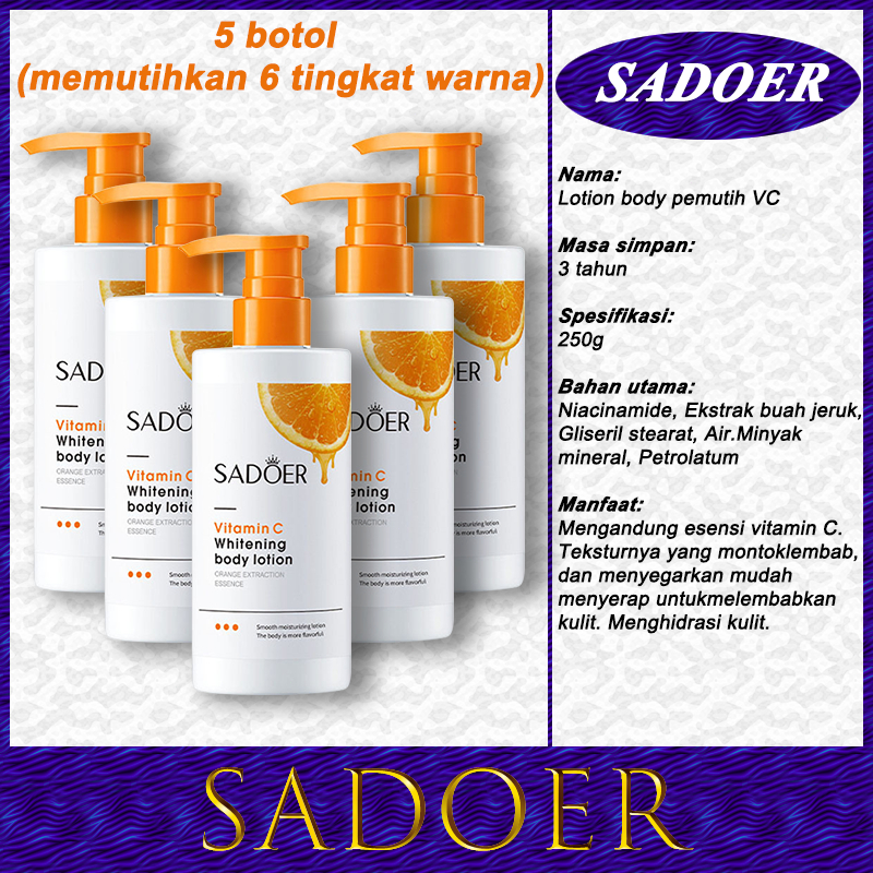 Body Whitening Vitamin C Body Lotion Sadoer Body Lotion Vitamin C