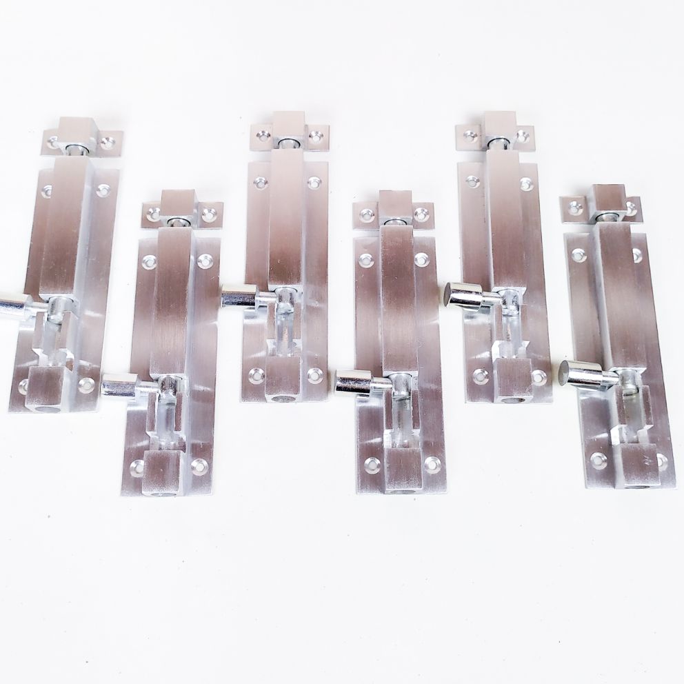 paket 6 biji Grendel 3 inch panjang 9 cm grendel kotak alumunium ...