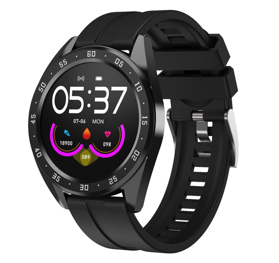 X10 SMARTWATCH FULLCOLOR / SMART WATCH LAYAR WARNA TALI KARET ...