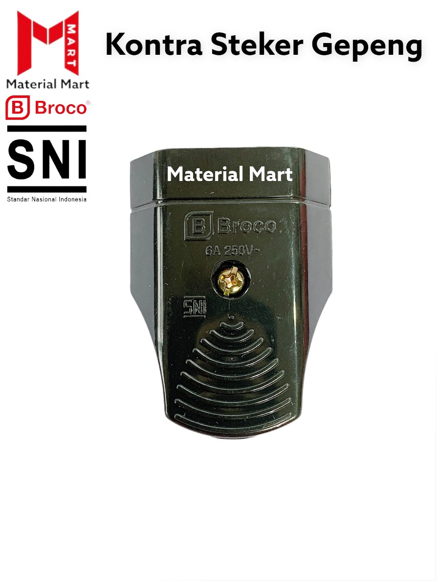 Steker Broco Gepeng SNI | Kontra Steker Gepeng Broco | Colokan Gepeng ...