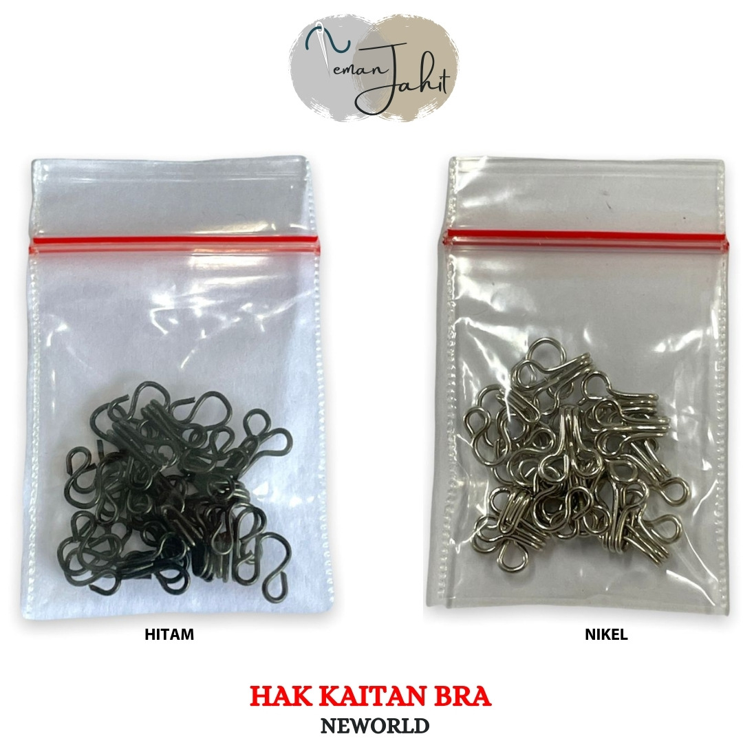 Hak Kait / Kaitan BH / Pengait Bra / Kancing Hook Bra / Kaitan Kebaya ...