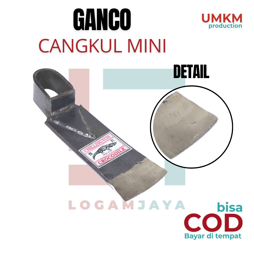 GANCO TANAH ASLI PER BAJA 19 CM-CANGKUL KECIL BAJA TEBAL-GANCO BAJA PER ...