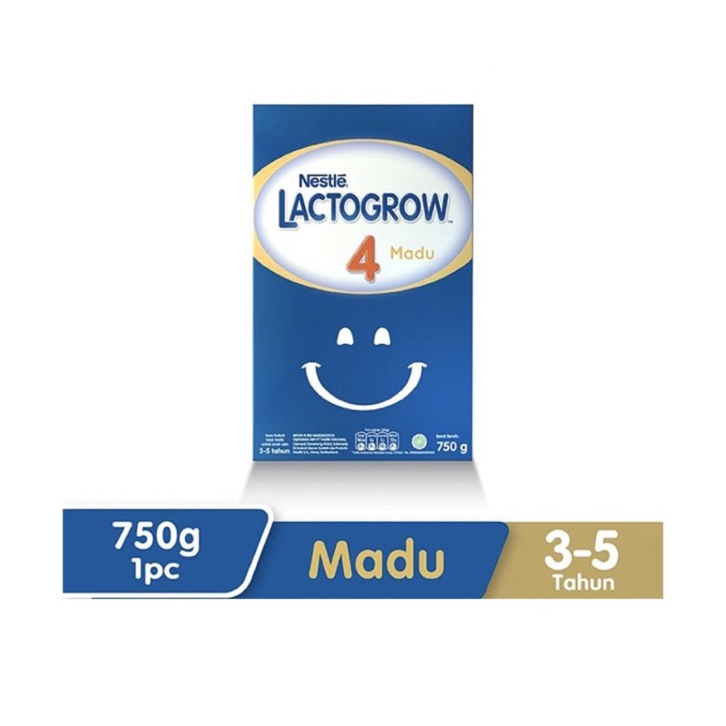 NESTLE LACTOGROW 4 SUSU PERTUMBUHAN RASA MADU 3-5th BOX 750gr | Lazada ...