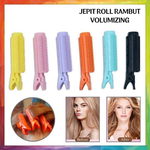 Roll Rambut Jepit Volumizing Poni Korea | Lazada Indonesia