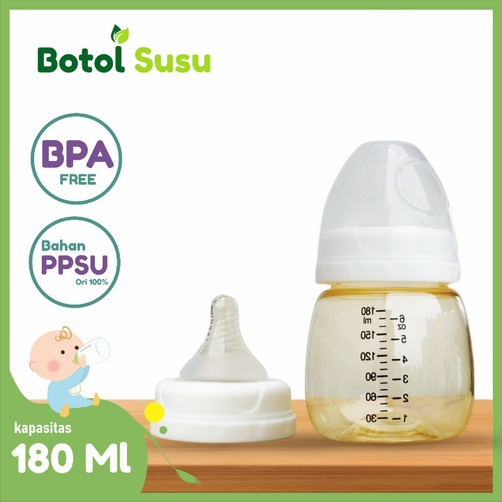 [TIMEMART] Botol Susu Bayi Botol Susu Wide Neck Bahan PPSU BPA FREE ...