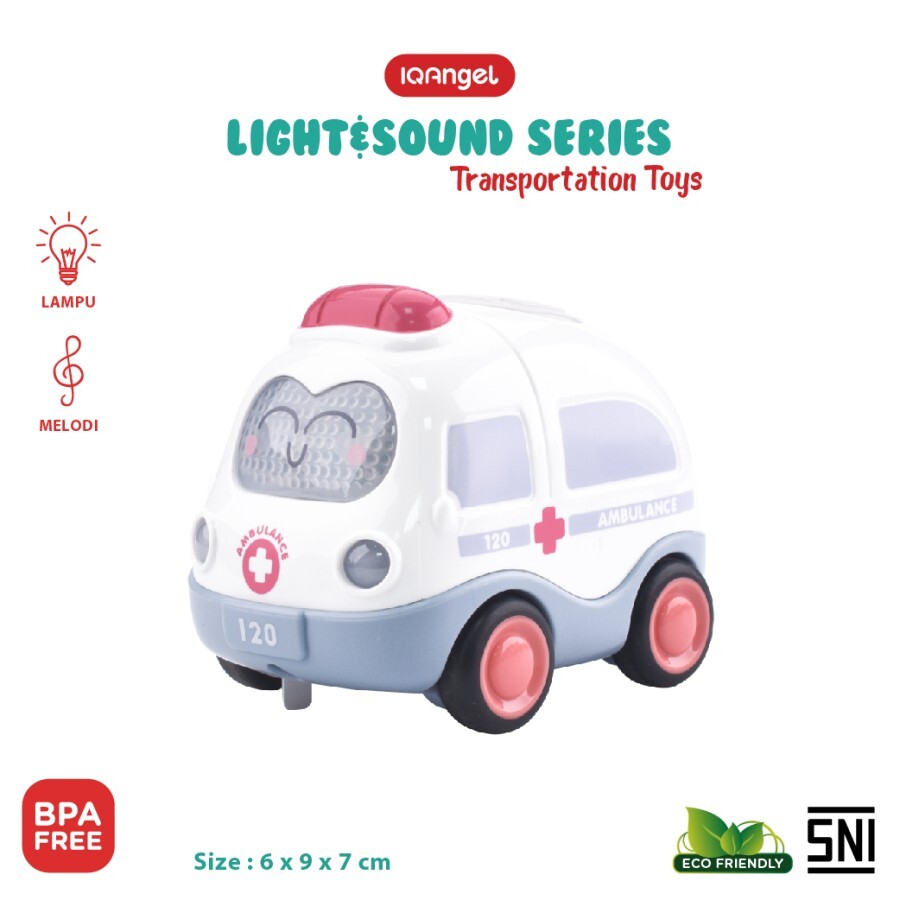 Mainan Bayi / Anak IQAngel Light & Sound Transportation Bersertifikat ...