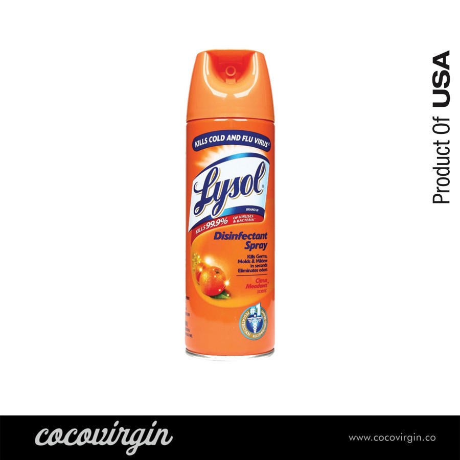 LYSOL Disinfectant Spray Citrus Meadows 510 gr | Lazada Indonesia