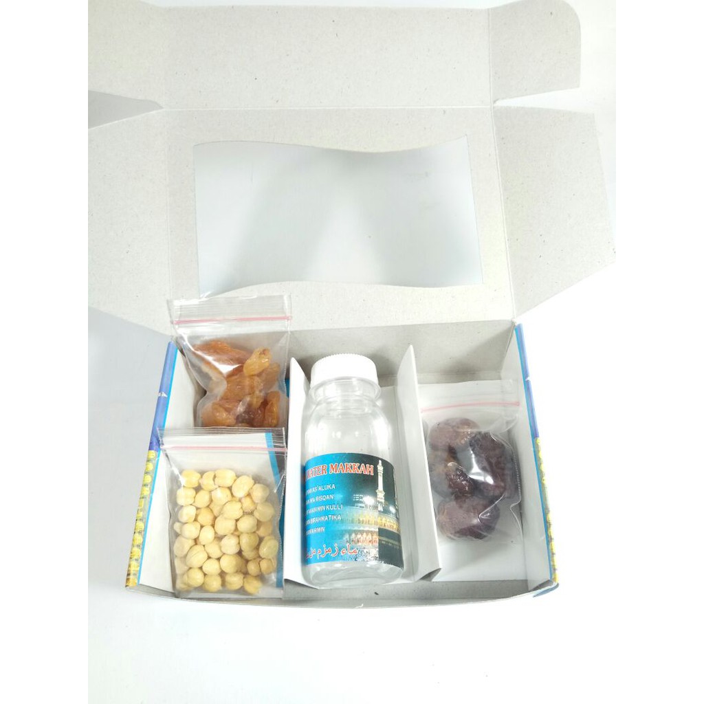 IsI 100 Box paket oleh oleh haji dan umroh isi 4 macam lengkap dengan ...