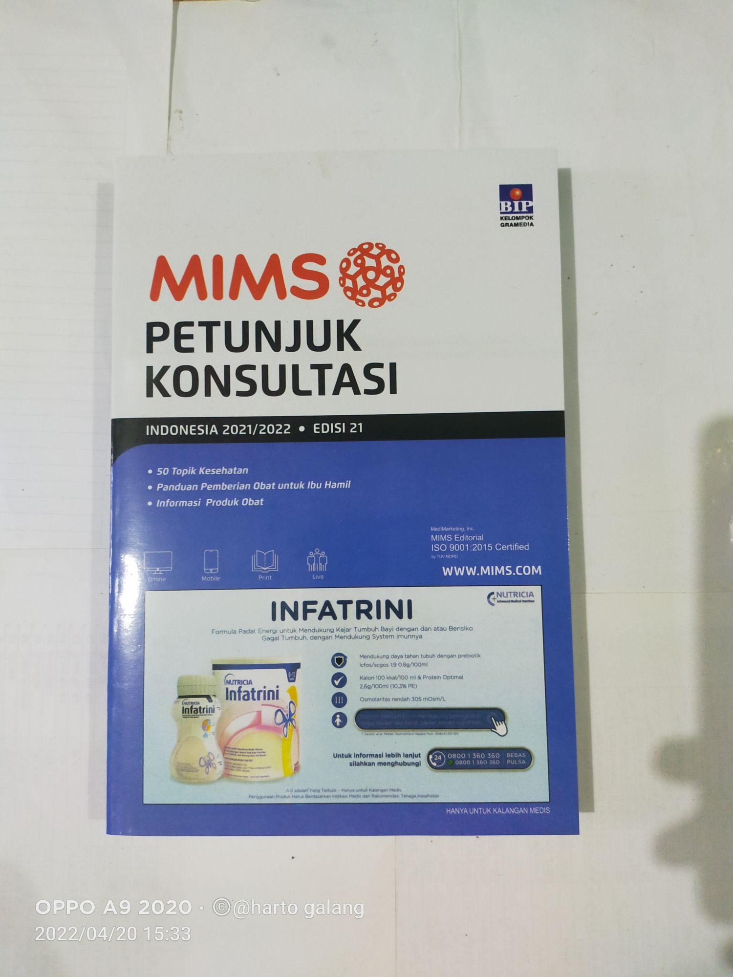 MIMS PETUNJUK KONSULTASI INDONESIA edisi terbaru | Lazada Indonesia
