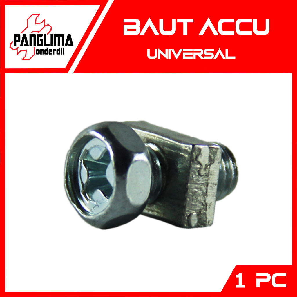 Baut Accu Universal-Untuk Semua Jenis Motor Baud Mur Kotak Aki-Acu M5 x ...