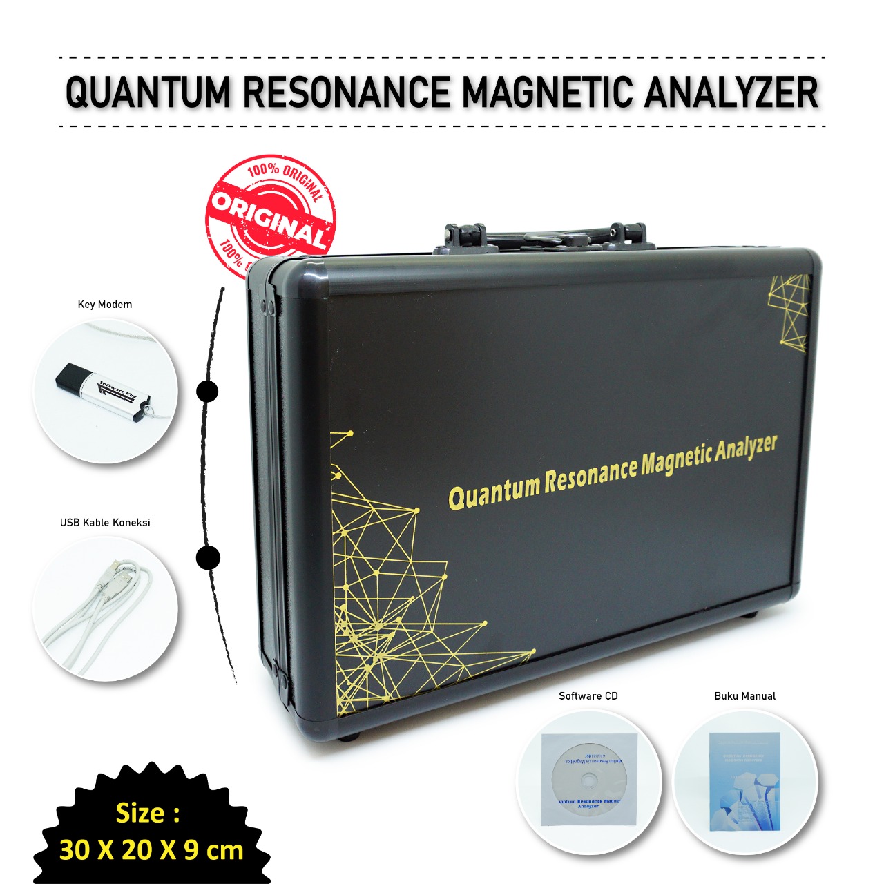 QRMA Quantum Resonance Magnetic Analyzer MEDIUM GOLD SENSOR GENERATION ...