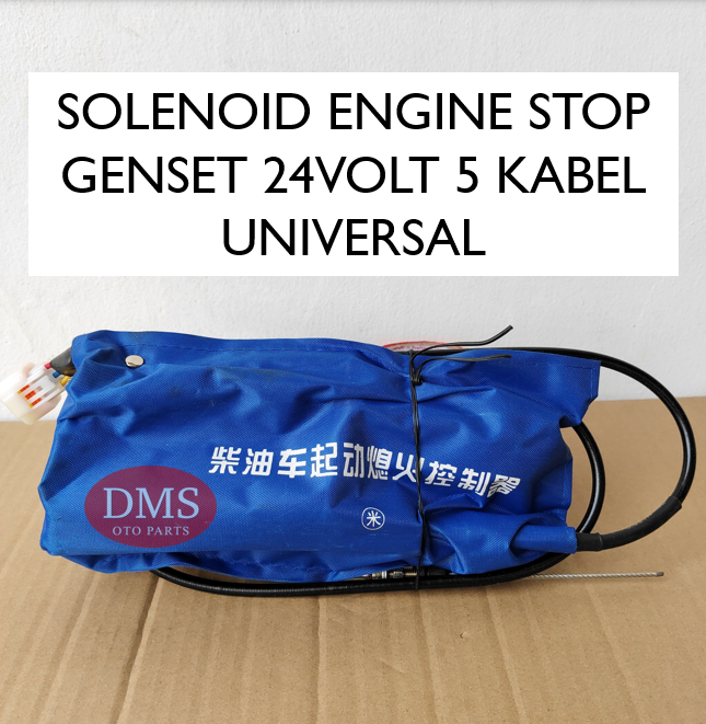 SELENOID ENGINE STOP 24 VOLT 5 KABEL GENSET | Lazada Indonesia