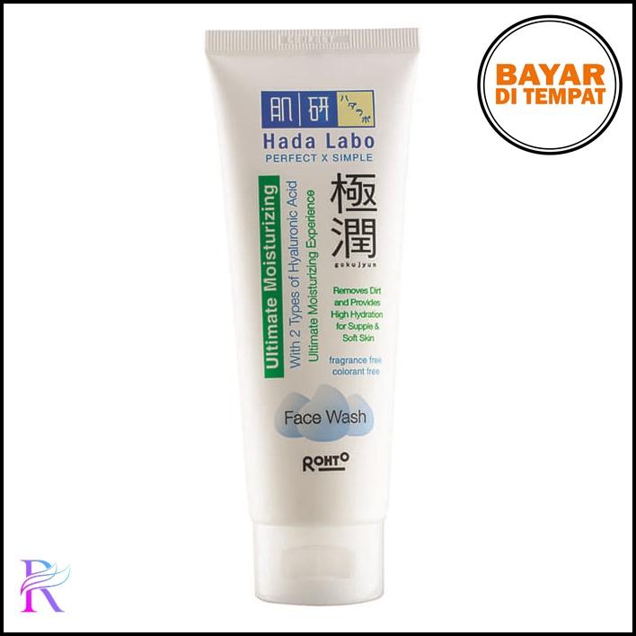 Hada Labo Gokujyun Ultimate Moisturizing Face Wash 100 ml Pembersih ...
