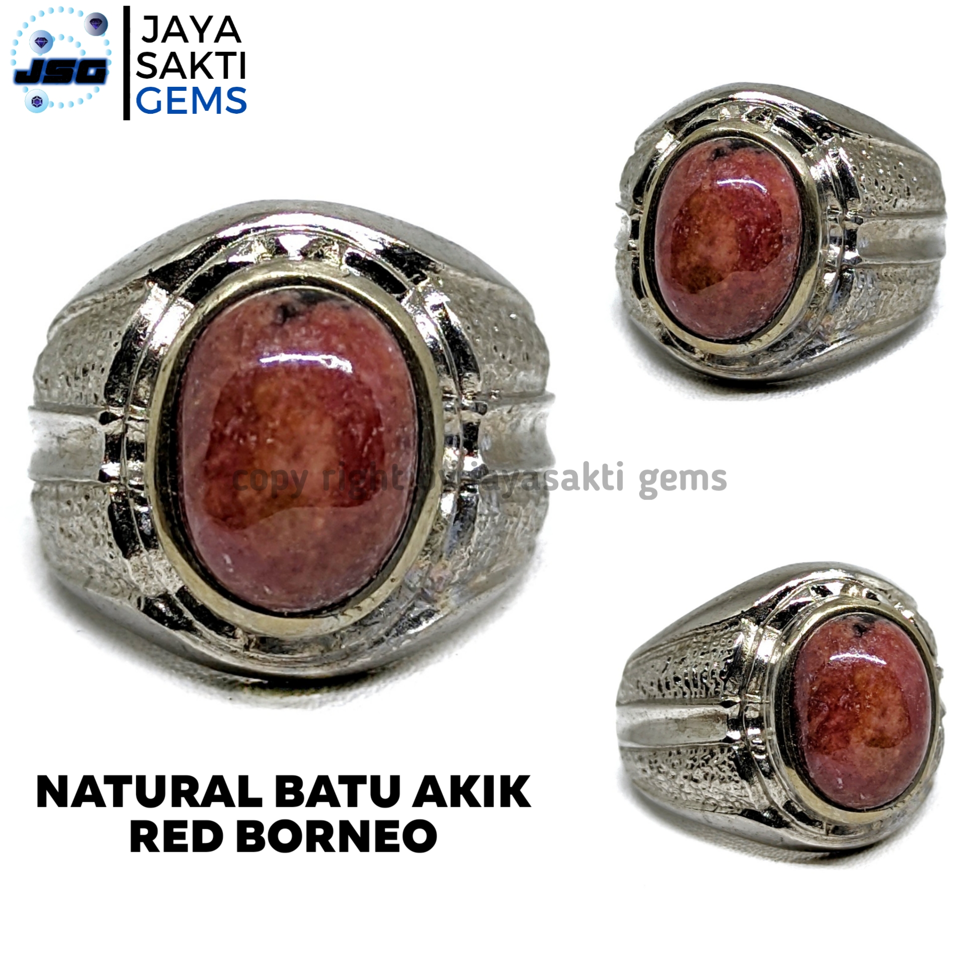 Natural Batu Akik Red Borneo RB09 | Lazada Indonesia