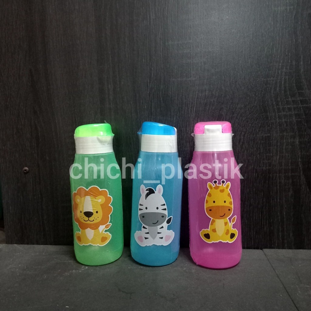 BOTOL FLIPTOP 350ML /BOTOL MINIM 350ML / BOTOL MINUM KARAKTER ...