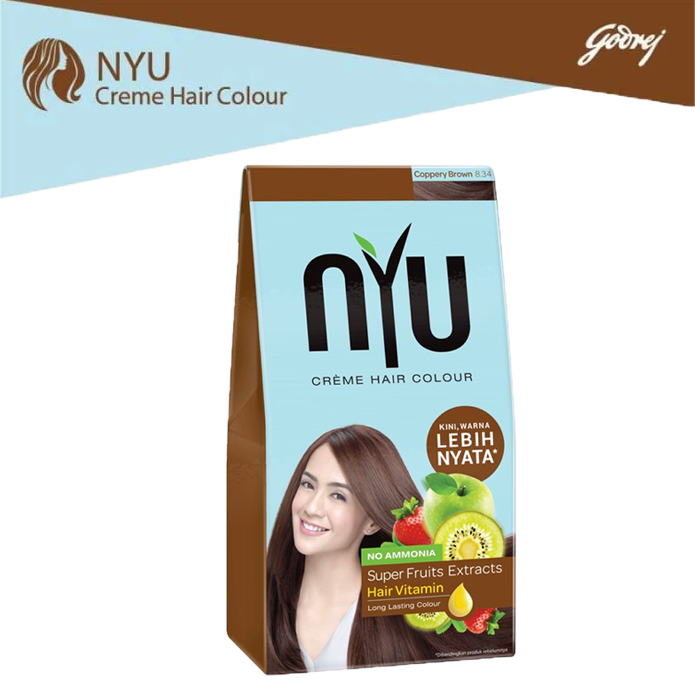 Nyu Creme Hair Color 30ml Pewarna Rambut Halal Tanpa Amonia Semir ...