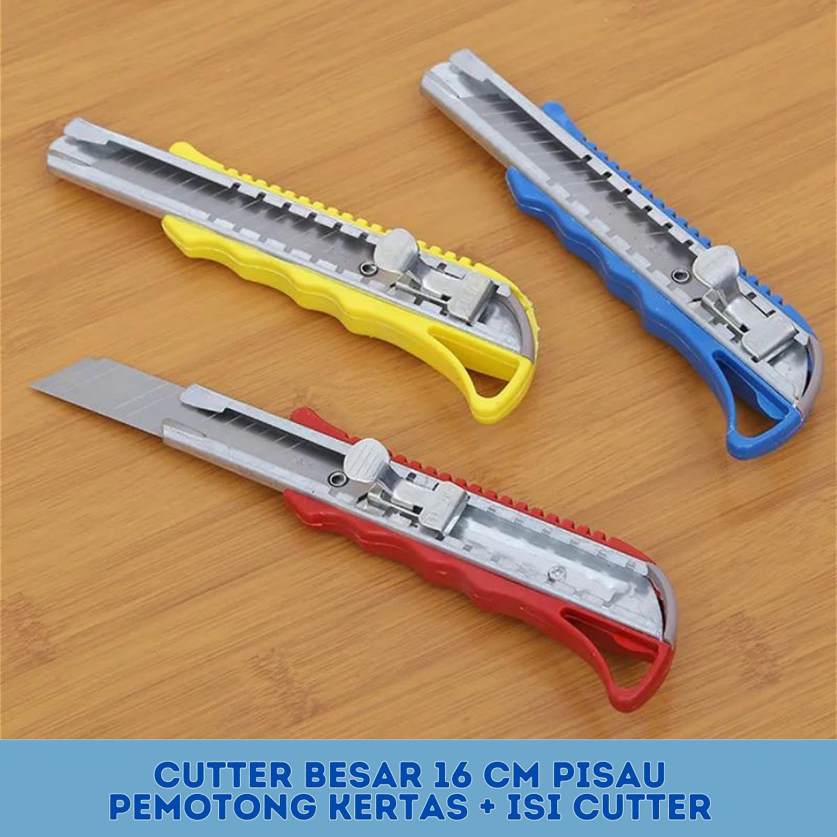 Cutter Besar L500 Pisau Cutter Besi & Isi Cutter L150 Besar (isi 10 pcs) | Lazada Indonesia