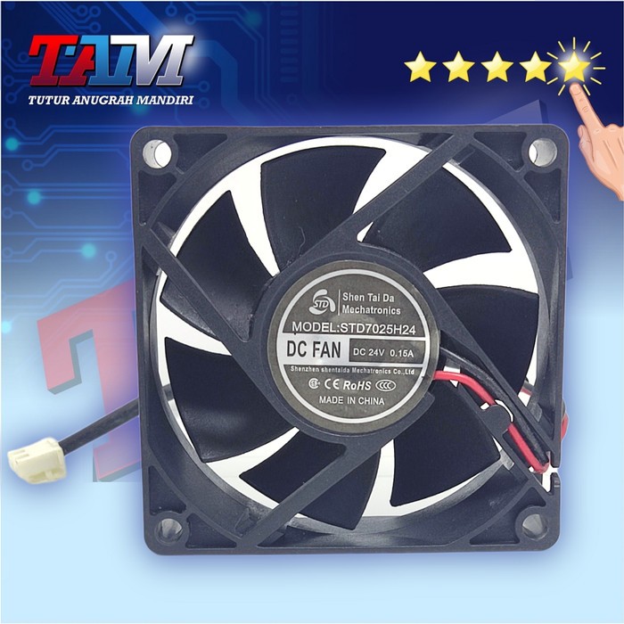 KIPAS MESIN LAS DC 24V 7cm Fan Dc 24v ORIGINAL | Lazada Indonesia