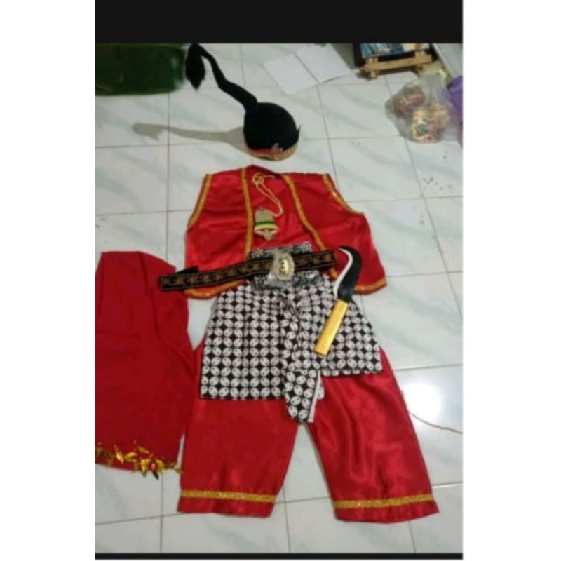 Busana Wayang Orang Petruk - Setelan Kostum Petruk | Lazada Indonesia