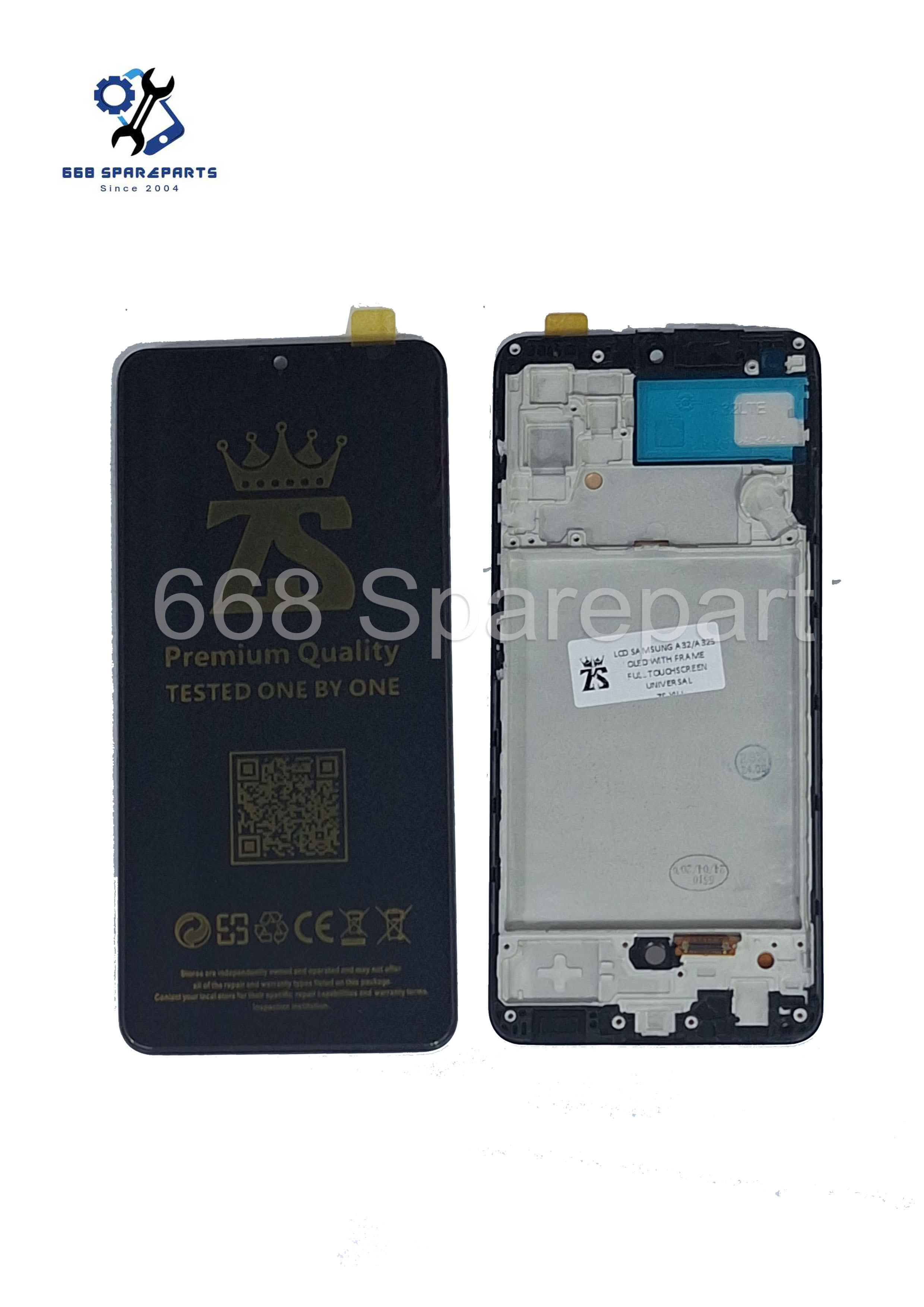 LCD HP SAMSUNG A32/A325 OLED WITH FRAME FULL TOUCHSCREEN UNIVERSAL ...