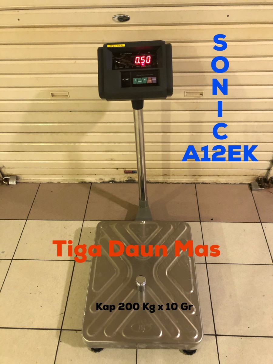 Timbangan Barang digital / Timbangan lantai A12E 150 Kg / 200 Kg ...