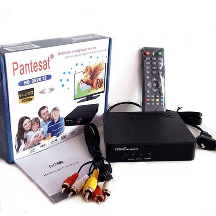 Taffware Pantesat Set Top Box Digital TV Tuner STB WiFi DVB-T2 - HD99 ...