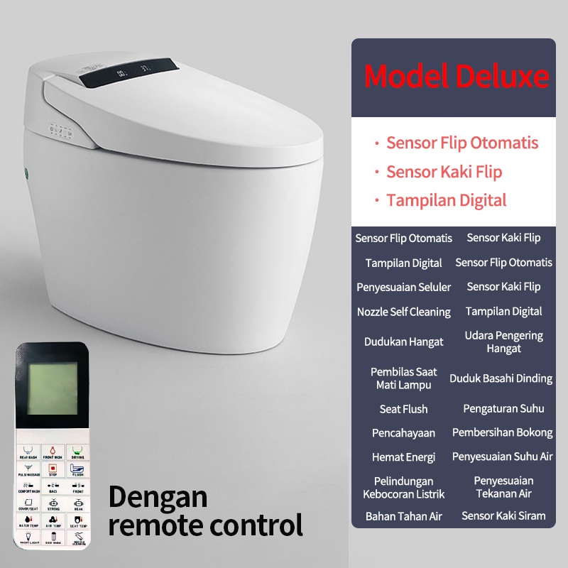 JF YA670 Luxury Kloset Duduk Siram Toilet / Smart Closet Toilet ...