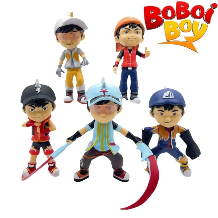Mainan Action Figure Boboiboy - Set of 5 Boboiboy Supra | Lazada Indonesia