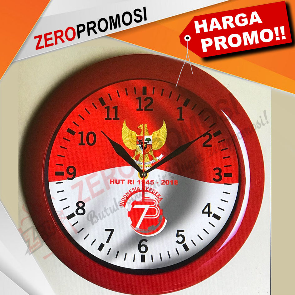Souvenir Jam merah putih custom Special Kemerdekaan | Lazada Indonesia