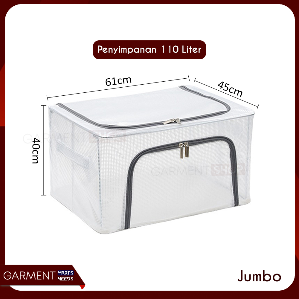 Storage Box Organizer Tempat Penyimpanan Selimut Baju Serbaguna Besar ...