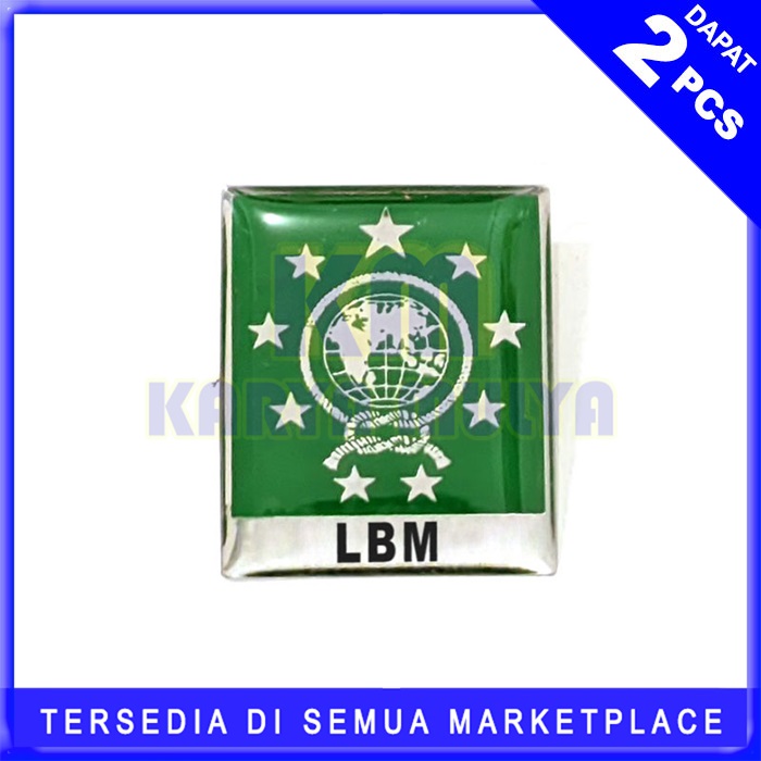 Pin Logo LBM NU Model Kotak Bros NU Murah Pin Logo Lembaga Bahtsul ...