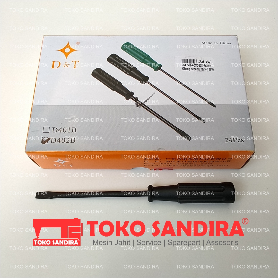 Obeng MIN D&T D402B Sedang Hitam (3.6 Inchi) | Lazada Indonesia