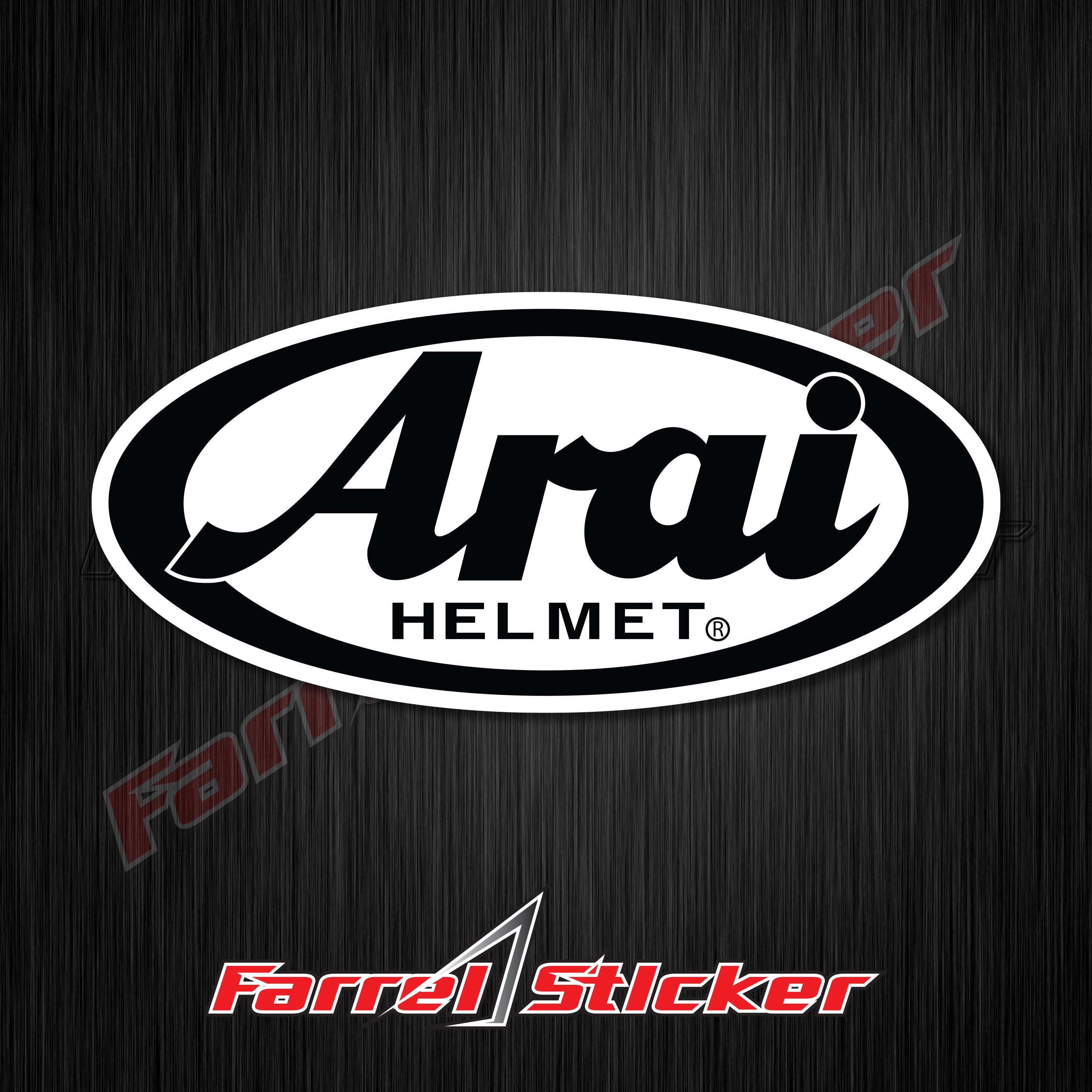 sticker Arai Helmet stiker helm arai REAL SIZE high quality | Lazada ...
