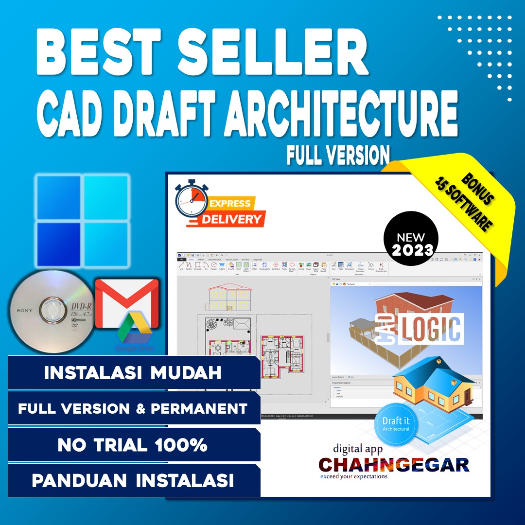 CADLogic Draft it Architectural 2023 Serial Number Lifetime Software ...
