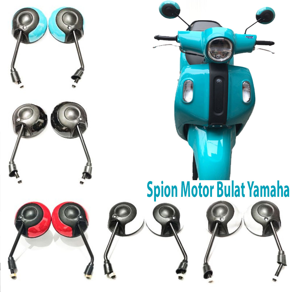 Kaca Spion Motor Bulat Yamaha Honda Scoopy Fino Fazzio - Spion Motor ...