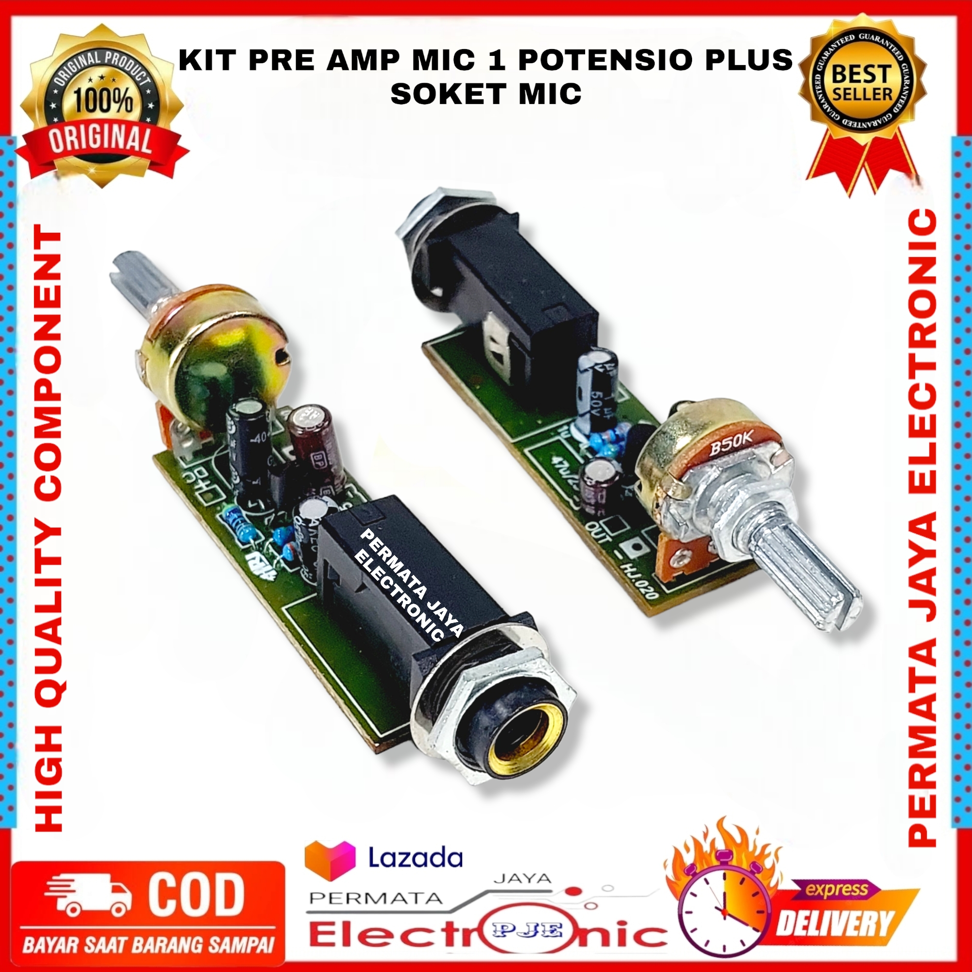 KIT PRE AMP MIC plus Soket akai mic | Lazada Indonesia