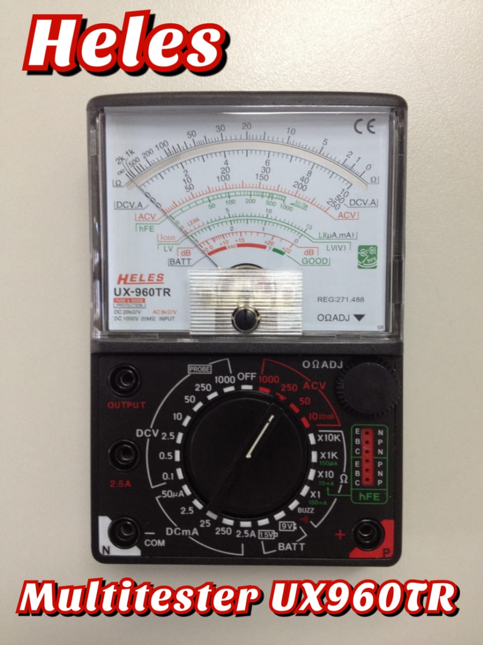 MULTITESTER Analog Heles Yx960Tr Multitester Yx 960 tr | Lazada Indonesia