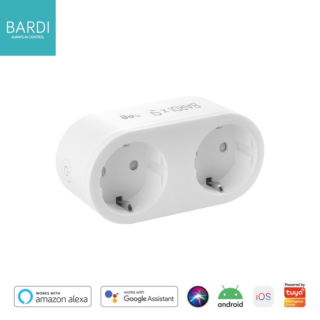 BARDI Dual Smart Plug Colokan Steker Wireless Wifi IOT Smart Home K366 ...