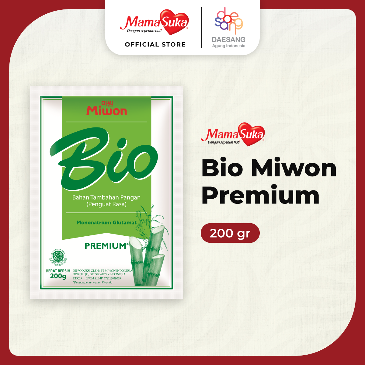Bio Miwon Premium (M) 200 gr | Lazada Indonesia