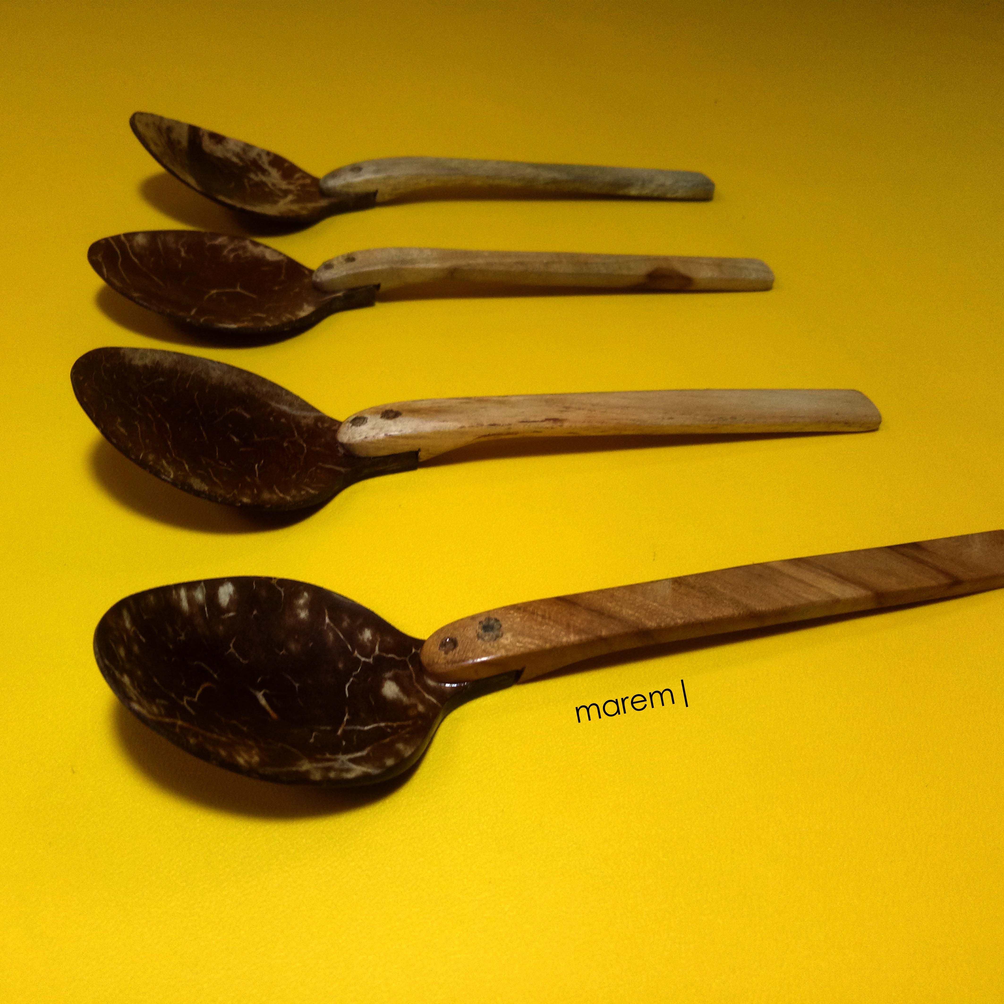 Sendok teh kayu jati dan batok kelapa | Lazada Indonesia
