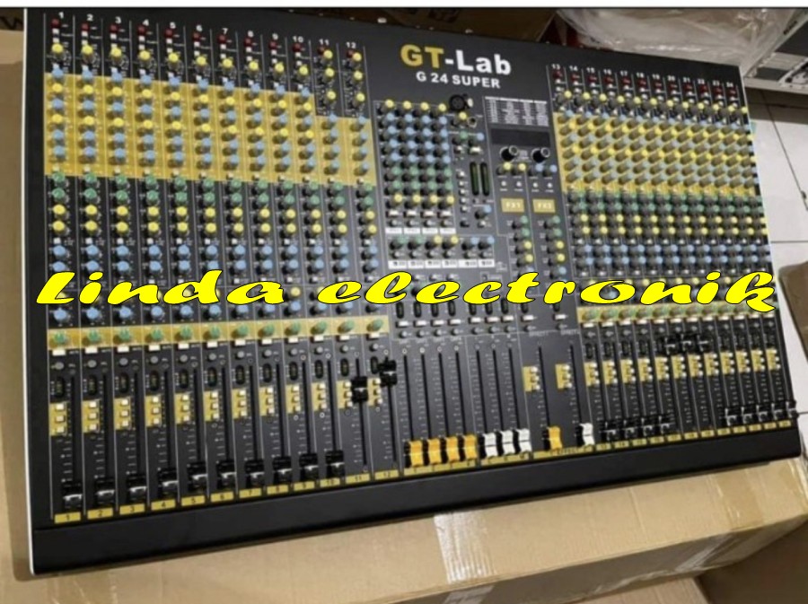 mixer gt lab 24 super 24 channel gtlab 24 super original | Lazada Indonesia