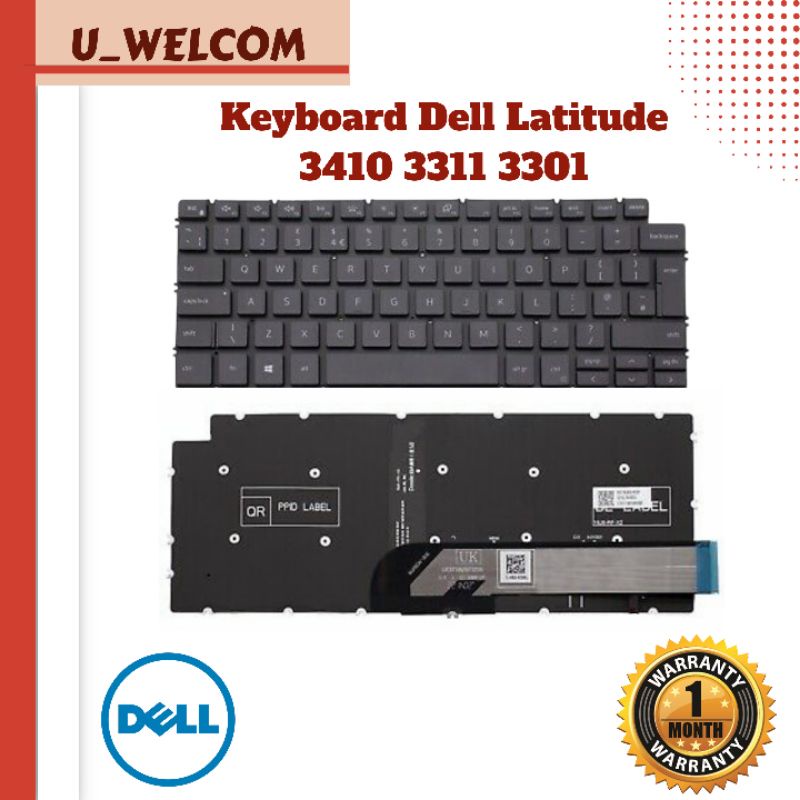 Keyboard Laptop Dell Latitude 3301 3410 3311 | Lazada Indonesia